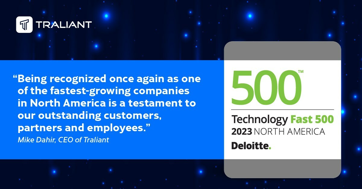 Traliant Recognized as One of the Fastest-Growing Companies in North ...