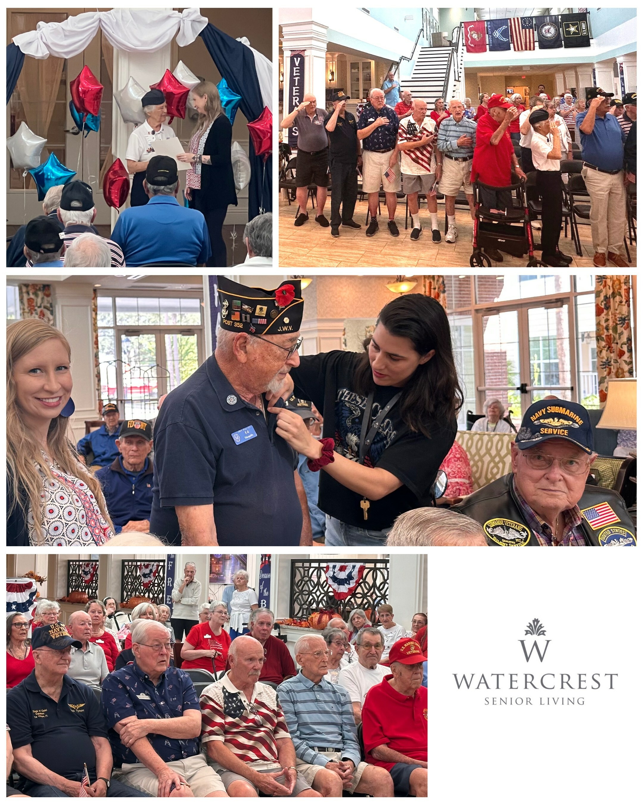 Veterans Day Celebration Honors Resident Veterans at Watercrest Buena ...