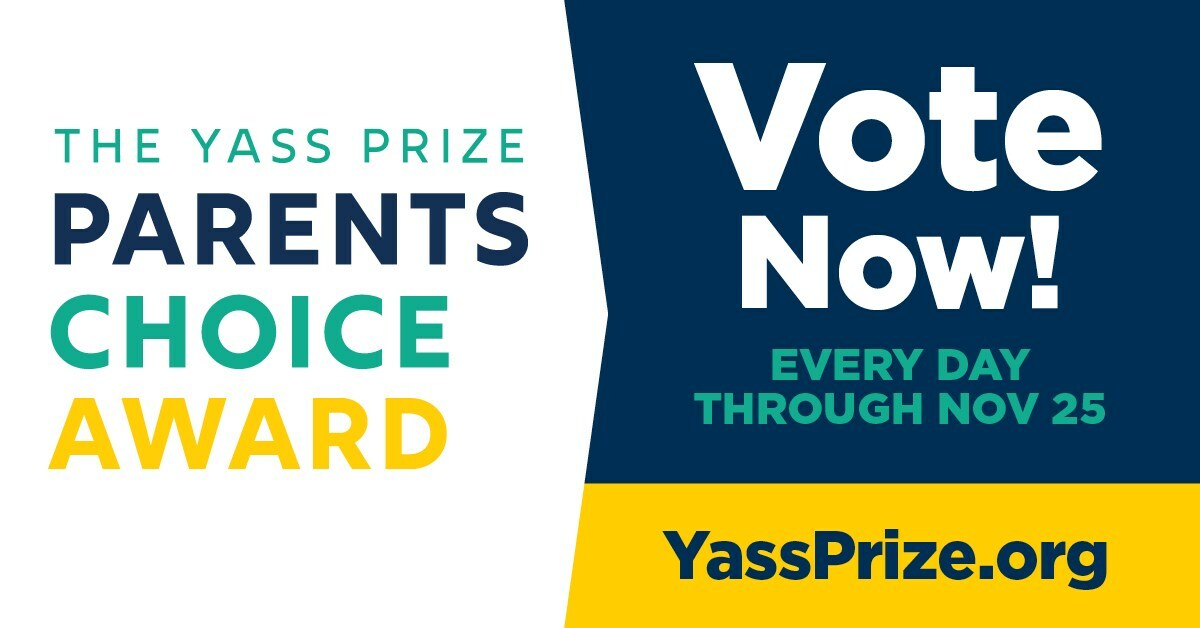 Nearly 50,000 Votes Have Been Cast for the Yass Prize Parents Choice Award