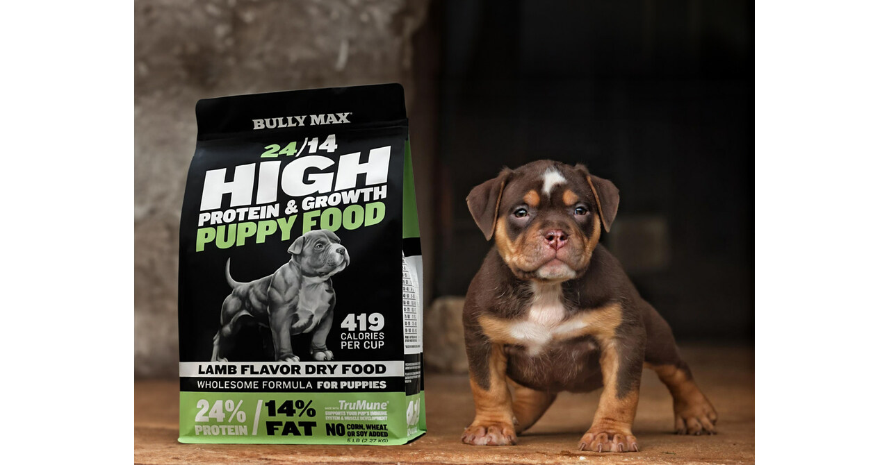 Bully Max Introduces New Puppy Food Formula with TruMune for Optimal ...