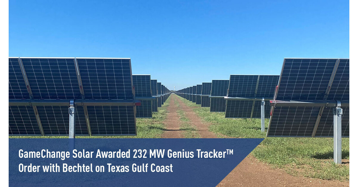 GameChange Solar Awarded 232 MW Genius Tracker™ Order with Bechtel on ...