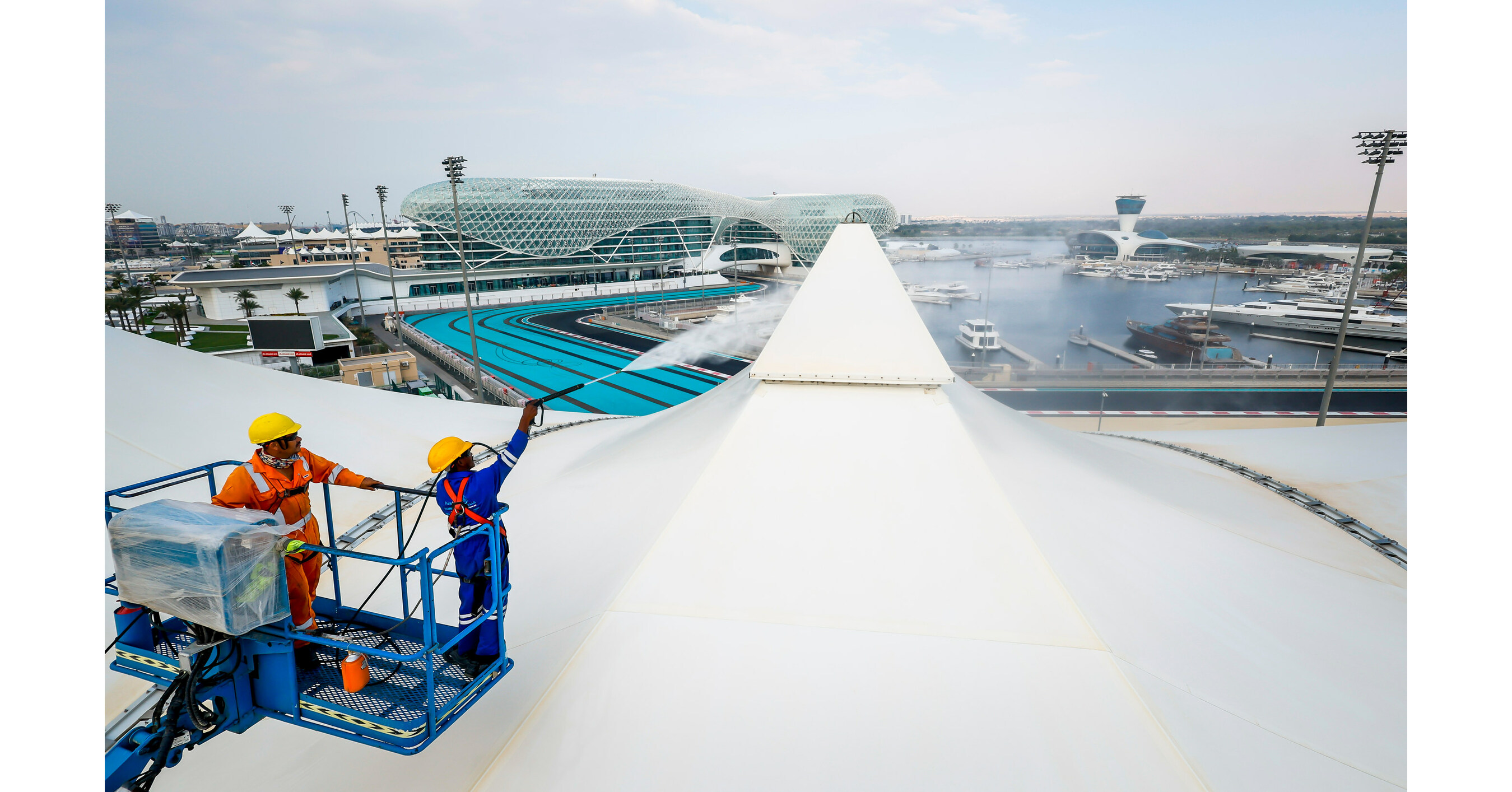 Ethara: Un vistazo al circuito Yas Marina antes del Gran Premio de Abu ...