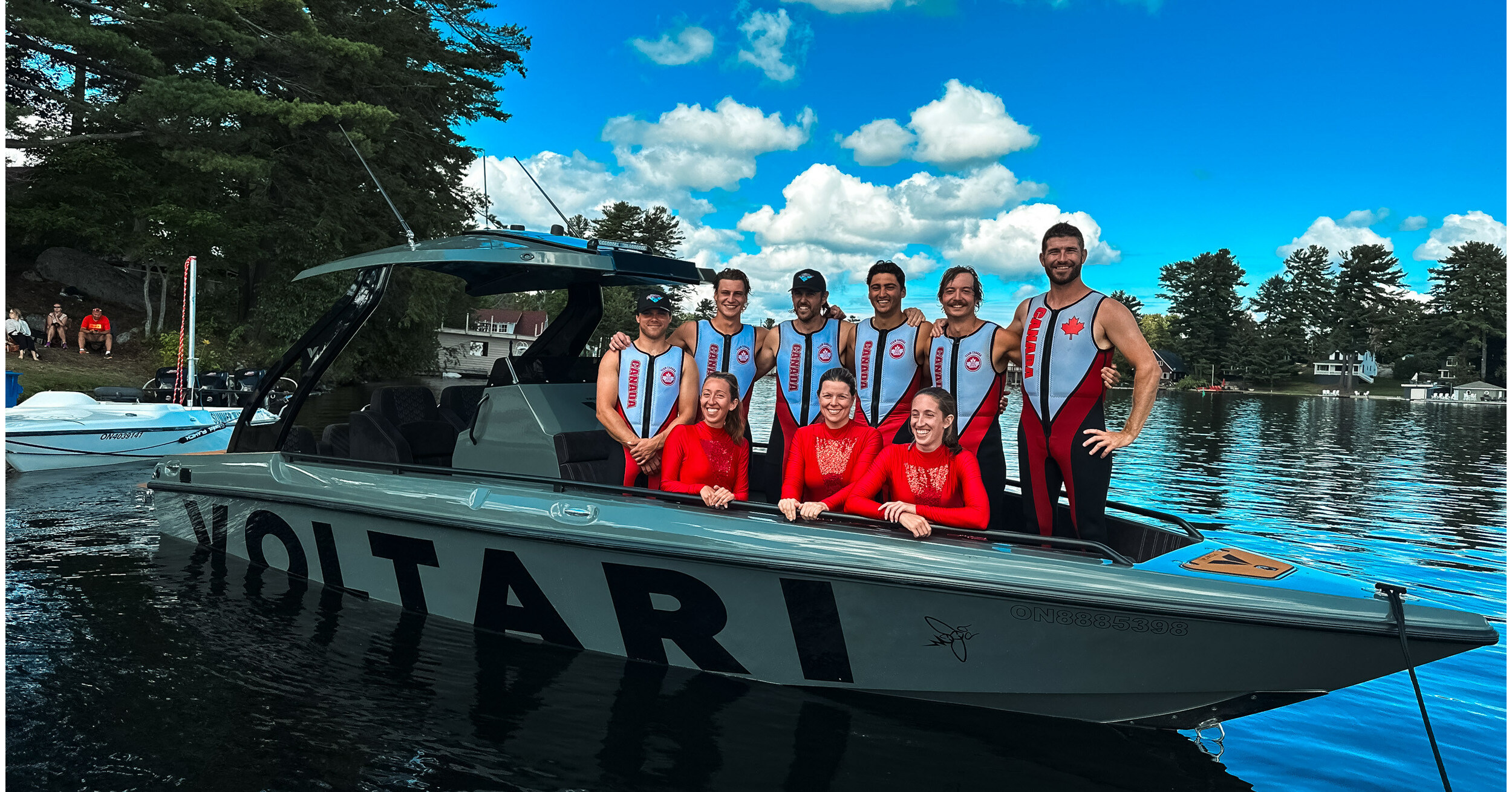 Team Canada Sets World Record Behind Voltari Electric Boat