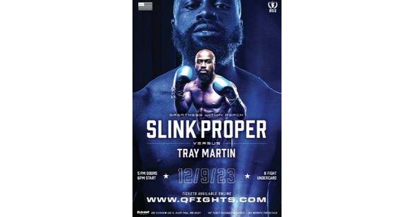 Middleweight Slink Proper set to Headline Local Boxing Card at Element ...