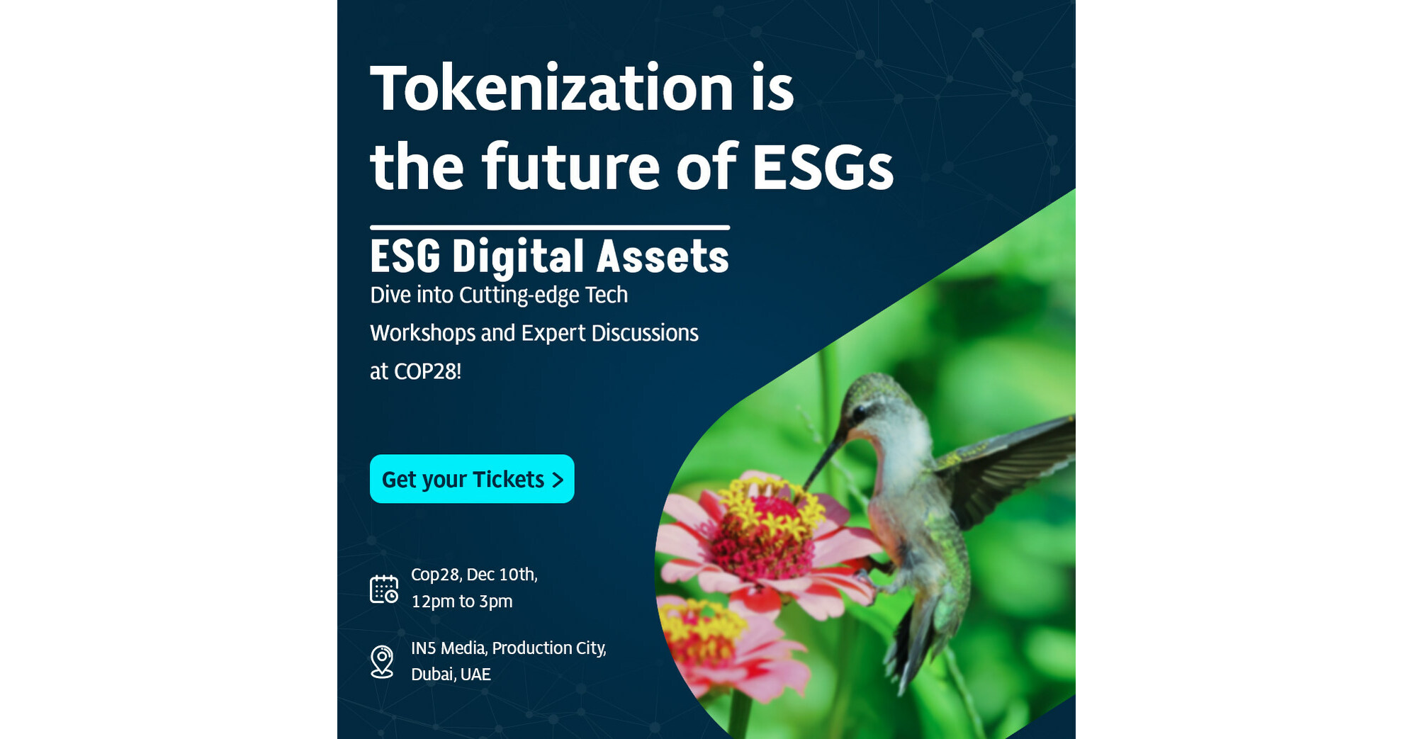 ESG Digital Assets COP28 Meeting, Tokenization is the Future of ESGs