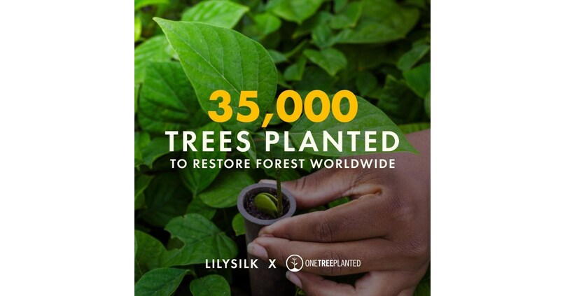 20,000 Trees of Thanks to the Earth: LILYSILK Partners with One Tree ...