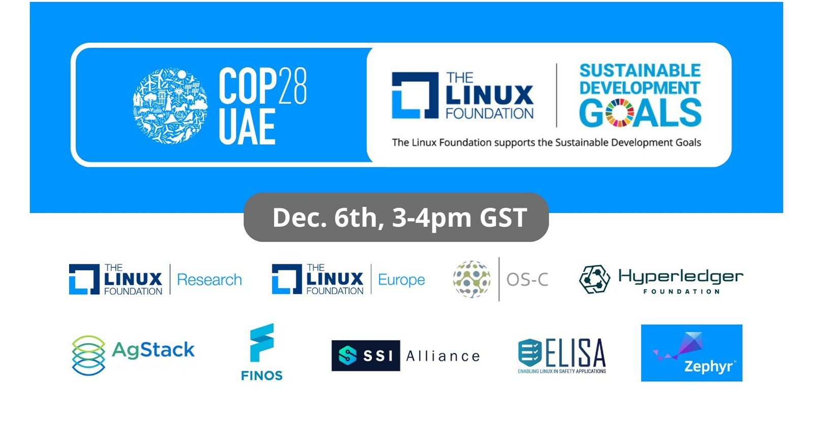 Linux Foundation Projects Unite at COP28 to Showcase Open Source Action ...