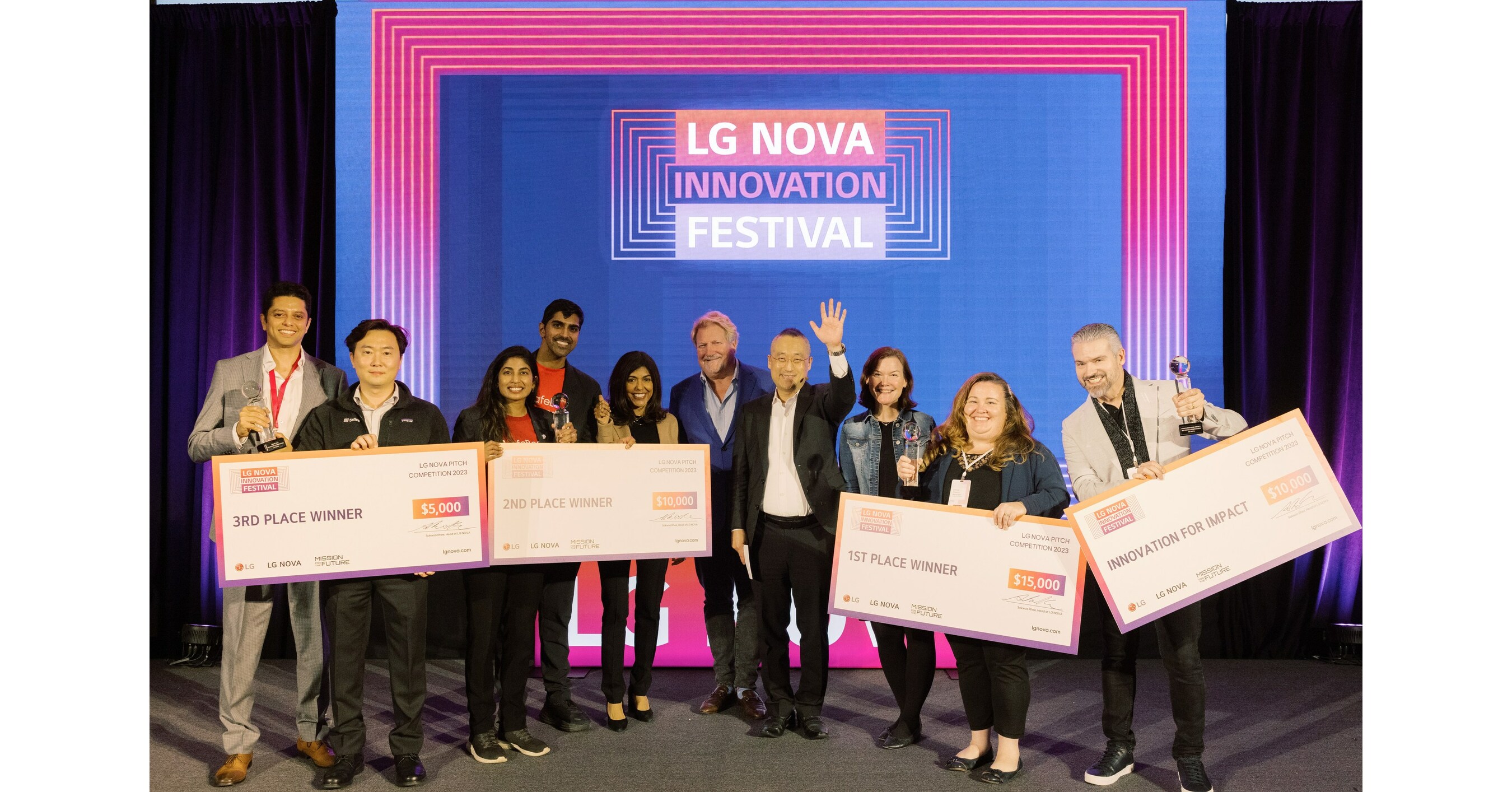 LG NOVA AWARDS TOP STARTUPS DEVELOPING TECH FOR A BETTER FUTURE AT THE 2023 INNOVATION FESTIVAL