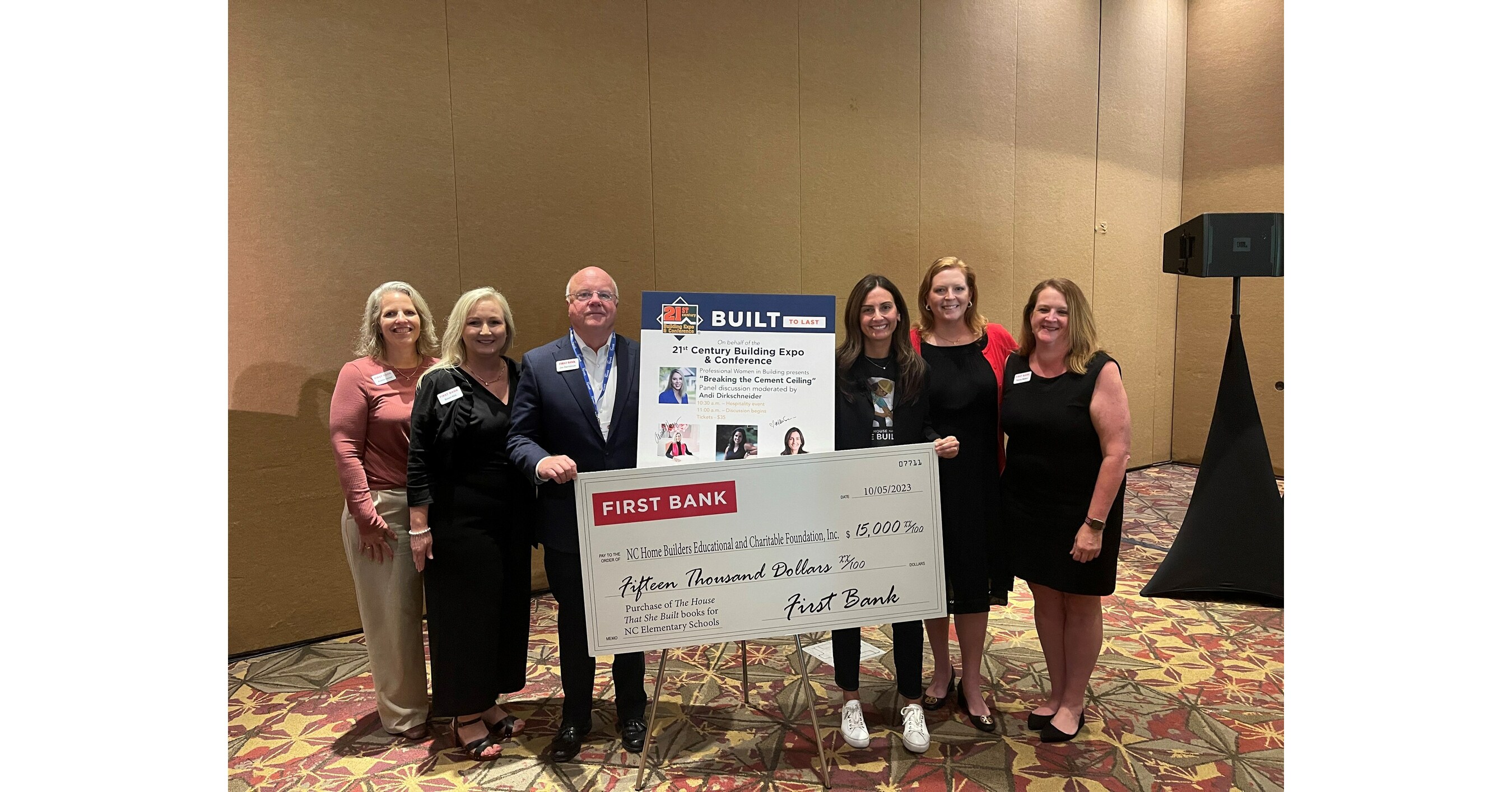 First Bank and NCHBA Partner to Bring Copies of The House That She ...