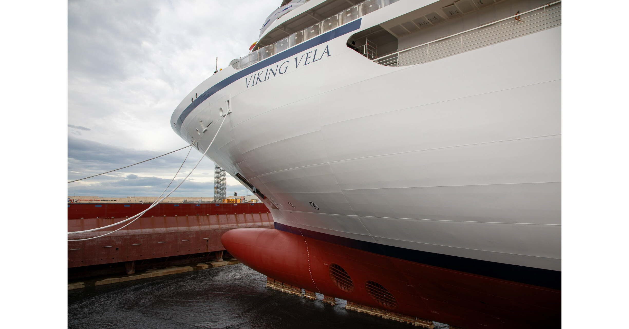 VIKING MARKS FLOAT OUT OF NEWEST OCEAN SHIP