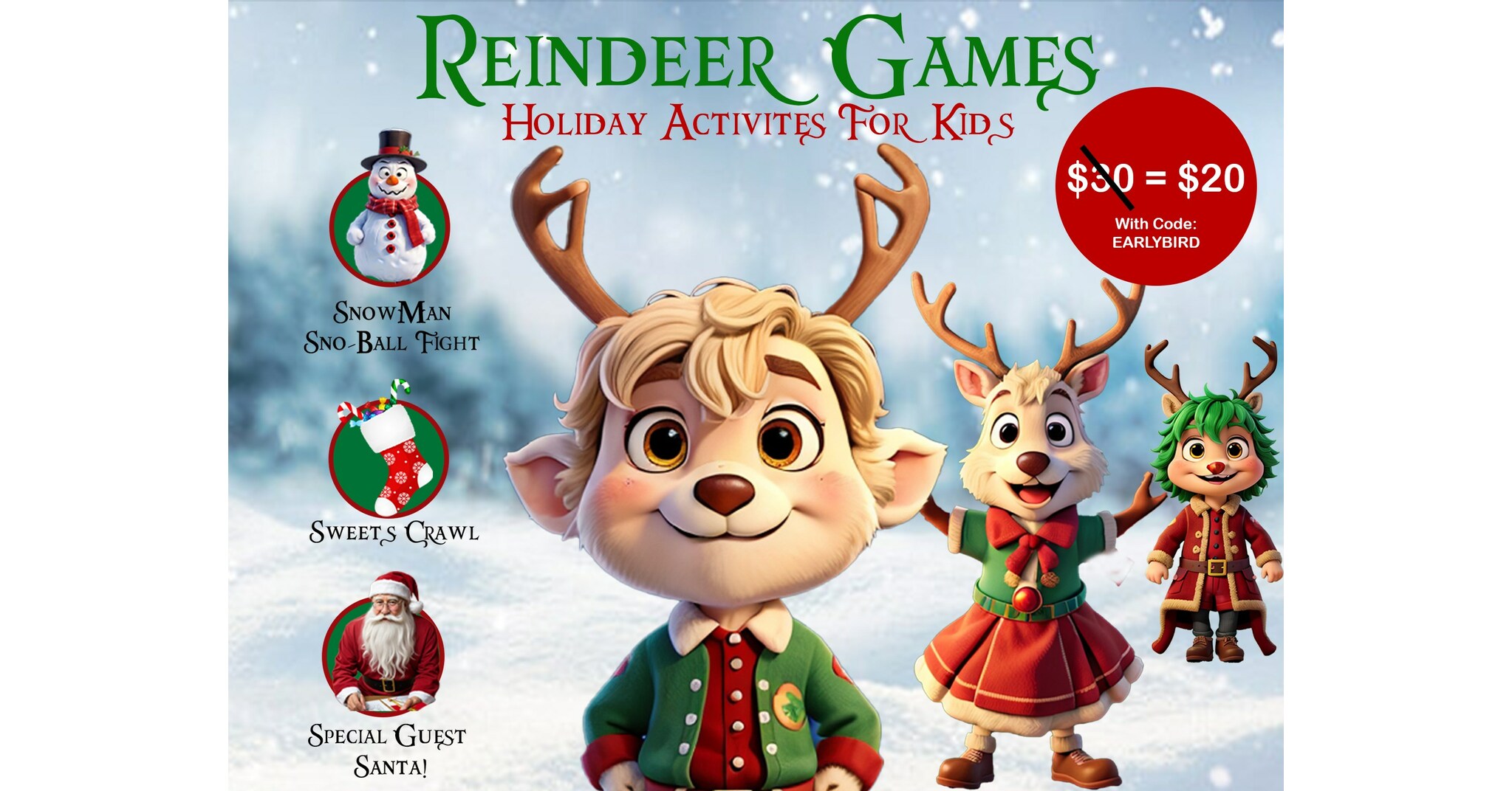UNLEASH THE FUN: REINDEER GAMES - THE CAN'T-MISS KIDS EVENT OF THE YEAR!