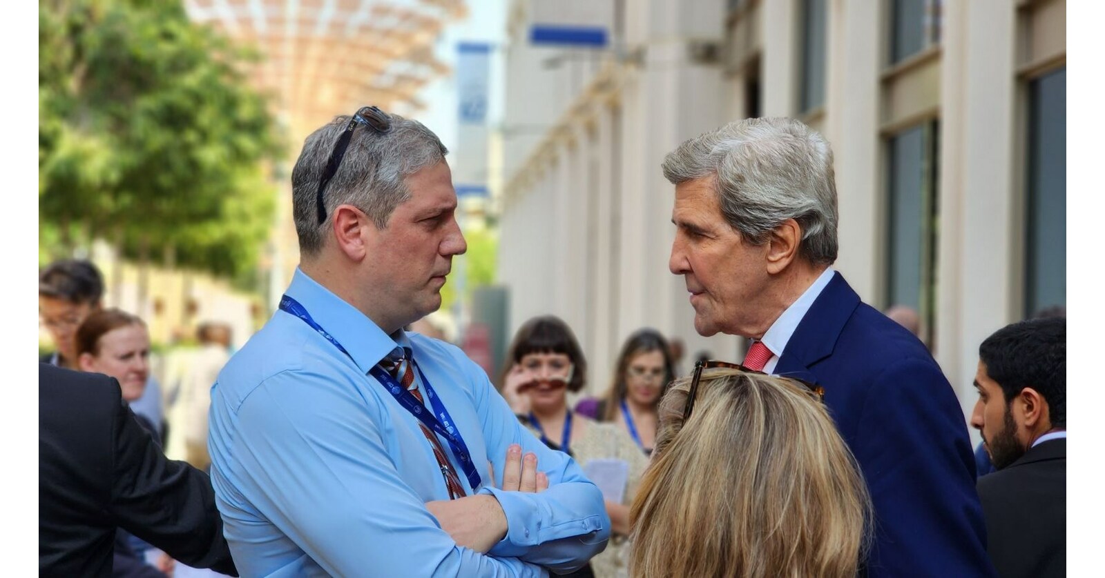John Kerry and Tim Ryan Connect at COP28 in Dubai