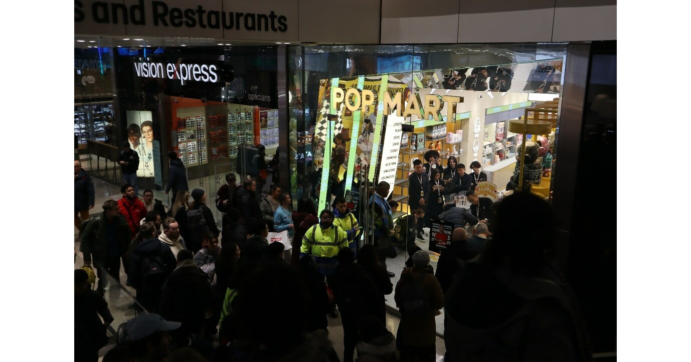 POP MART Revealed Its Second Permanent Store in Westfield Stratford City