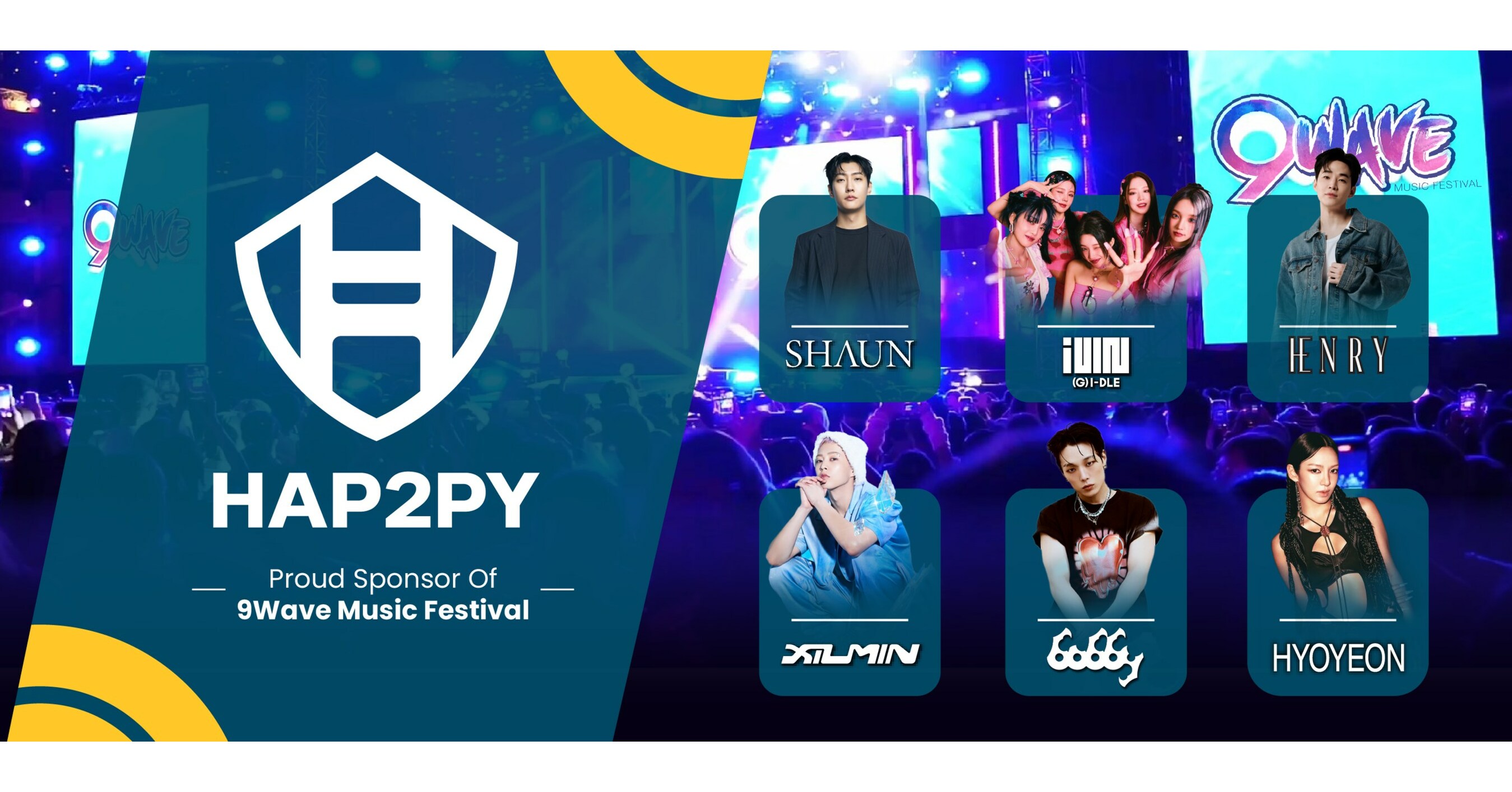 Hap2py x 9Wave Music Festival: Sparking Excitement at Sunway Lagoon with K-Pop Stars
