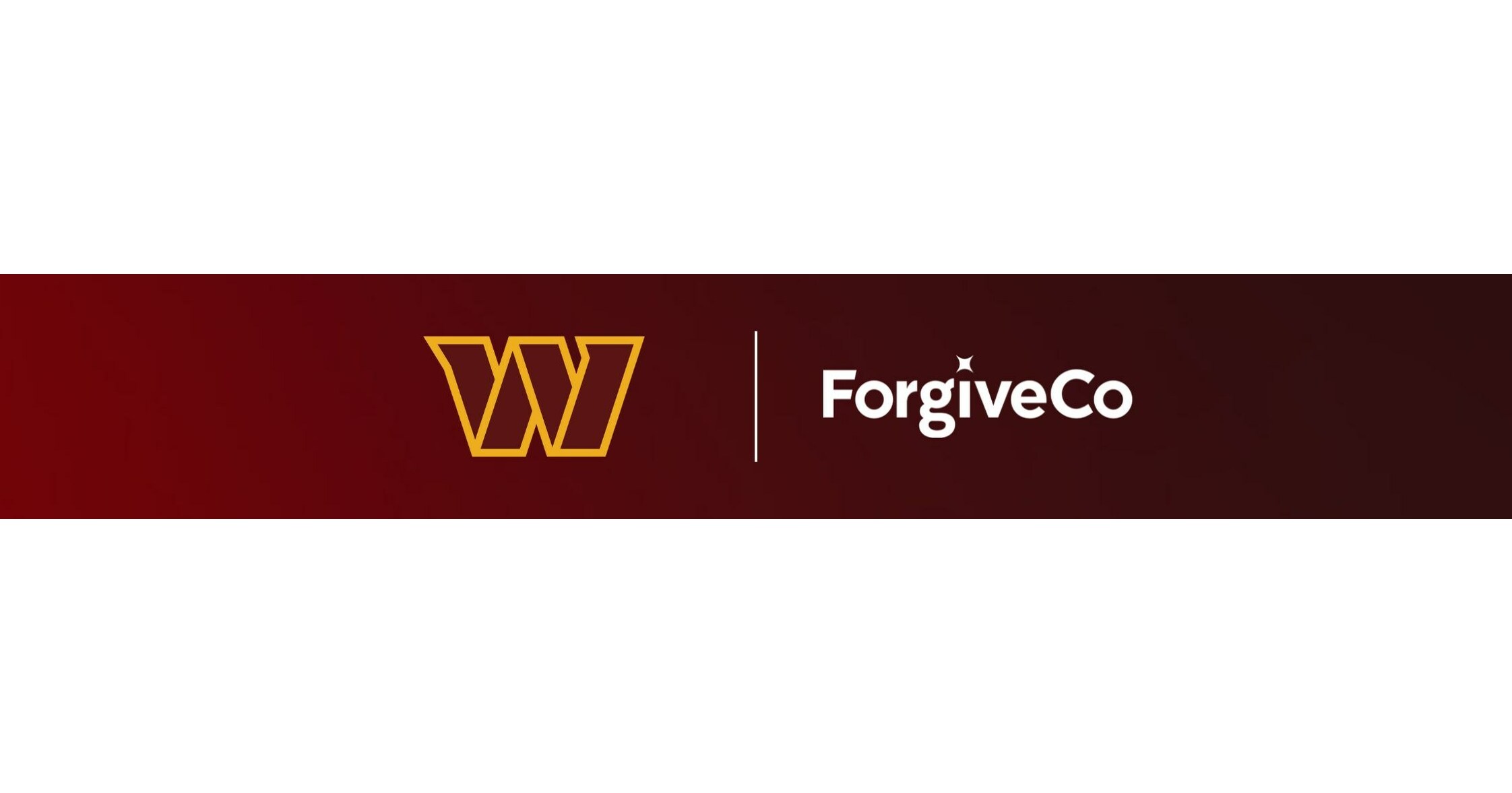 WASHINGTON COMMANDERS FORGE PARTNERSHIP WITH FORGIVECO™