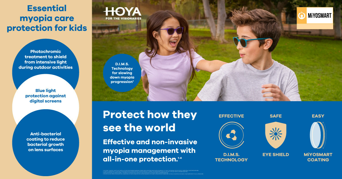 Addressing the Rising Myopia Challenge: HOYA Lens Singapore's MiYOSMART ...