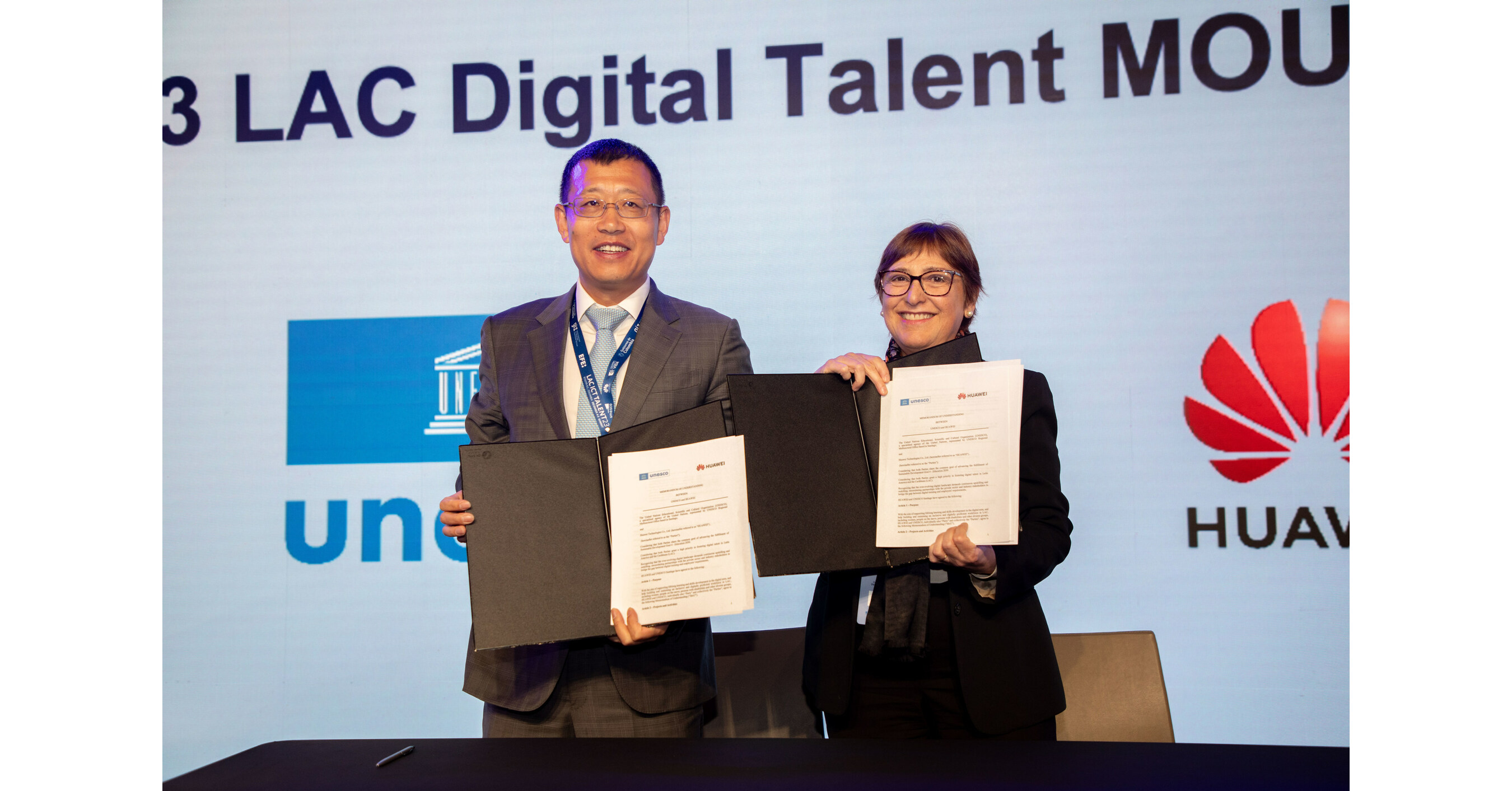Huawei y UNESCO firman MOU a impulsar el desarrollo de talentos TIC en ...
