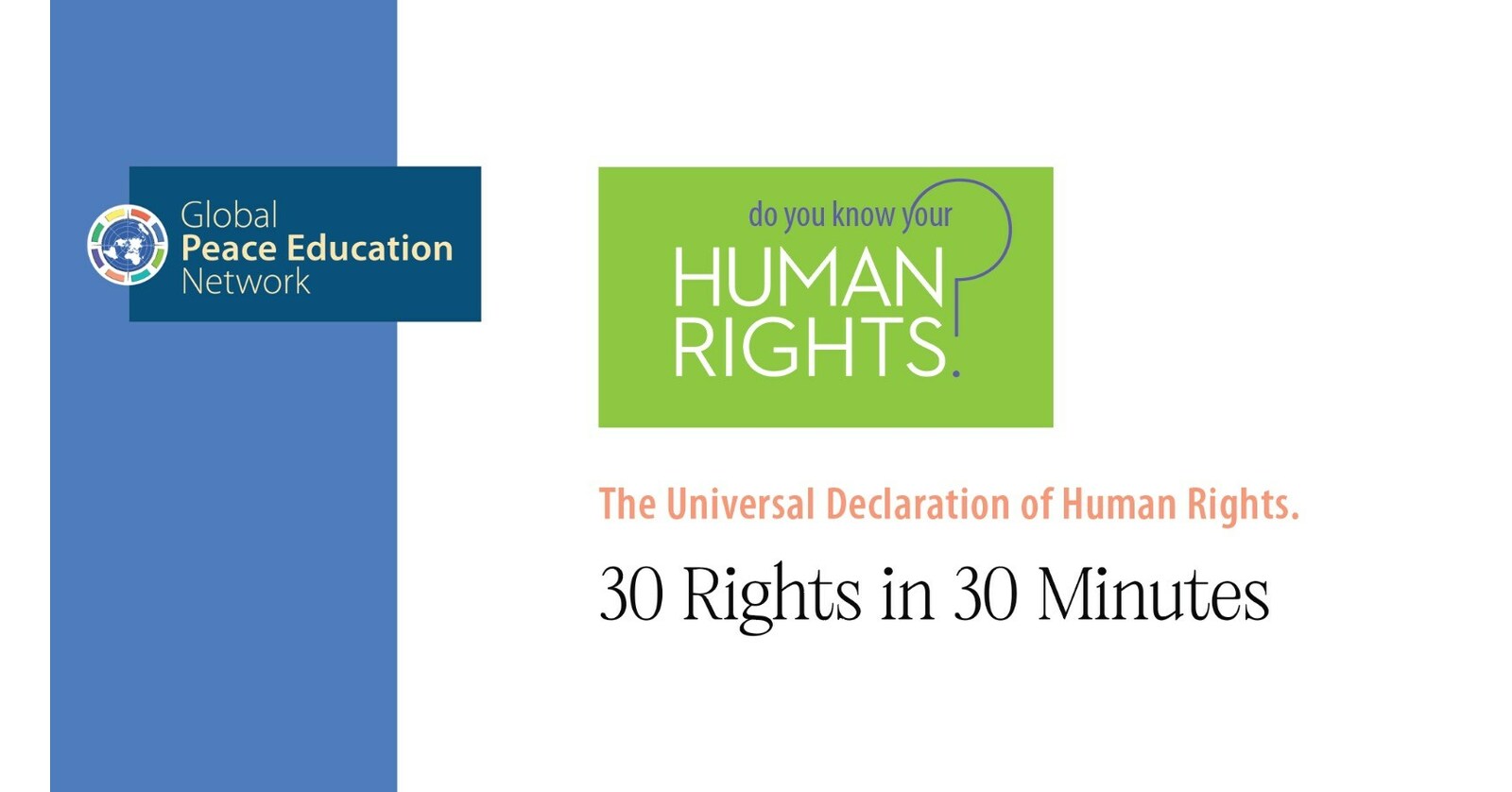 30 Rights in 30 Minutes - Global Celebs Salute Human Rights Sunday on Zoom