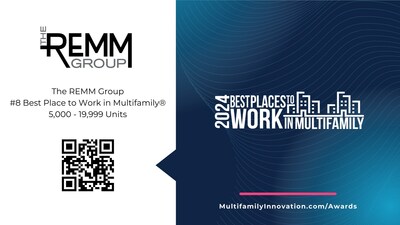 The REMM Group Secures Top 10 Nationwide Spot on Best Places to Work Multifamily® List for ...