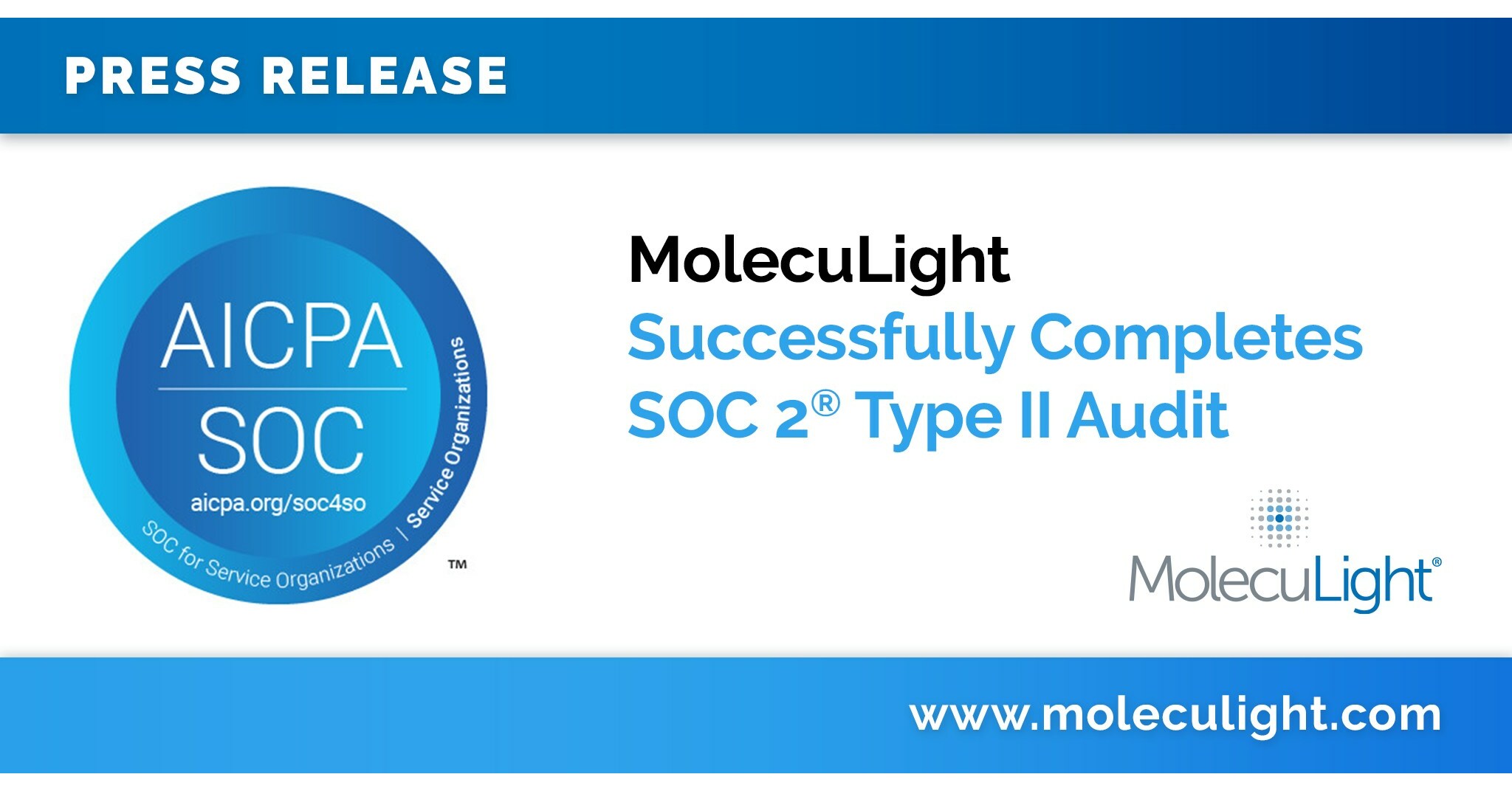 MolecuLight Successfully Completes SOC 2 Type II Audit