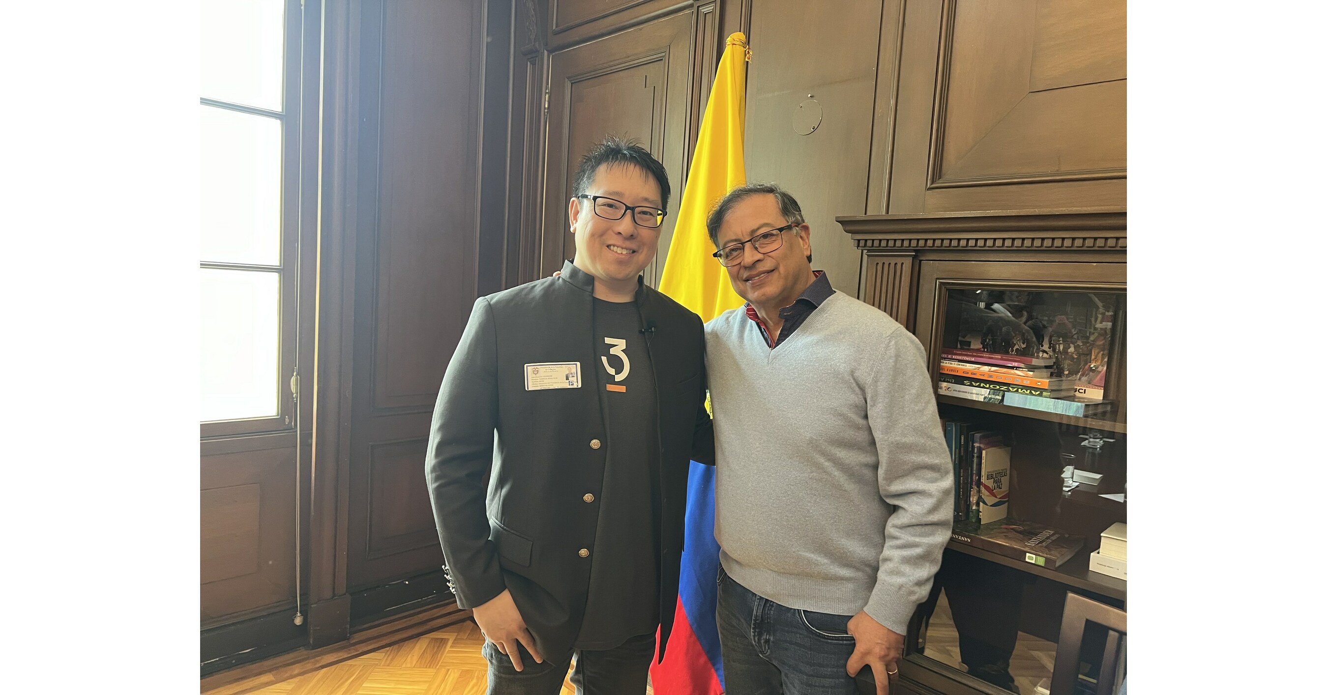 President Gustavo Petro meets with JAN3 CEO Samson Mow to discuss ...