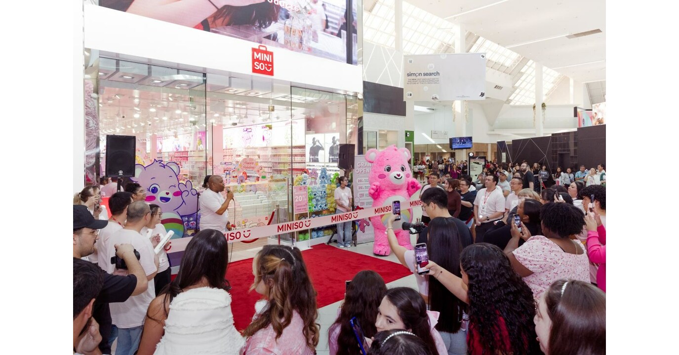 MINISO Opens 100th US Store in Orlando, Bringing a Pink Blizzard for ...