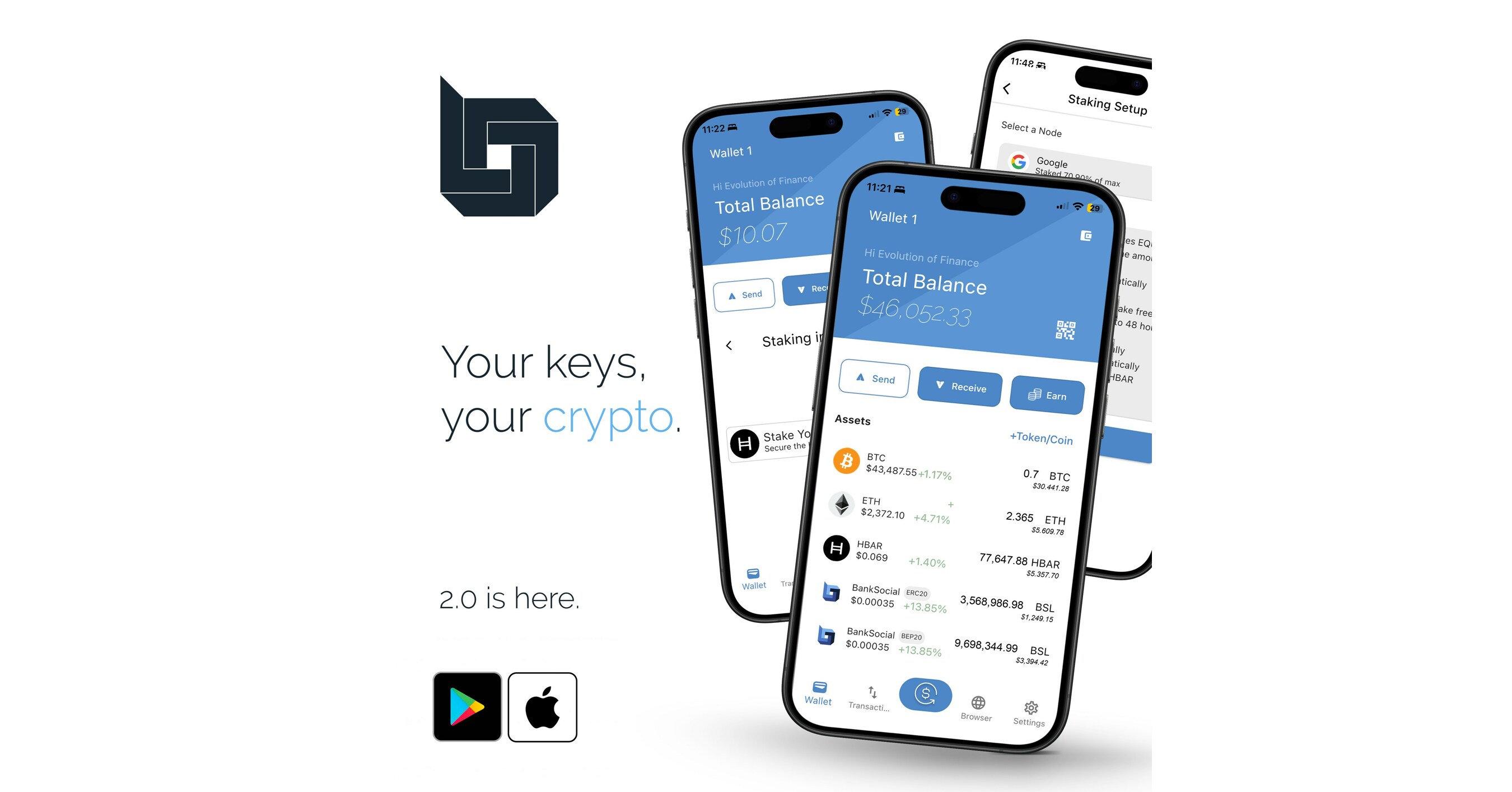 BankSocial Announces new Wallet 2.0: The first Self-Custody, Multichain ...