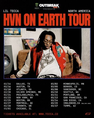 LIL TECCA: HVN ON EARTH TOUR PRESENTED BY THE MONSTER ENERGY OUTBREAK ...