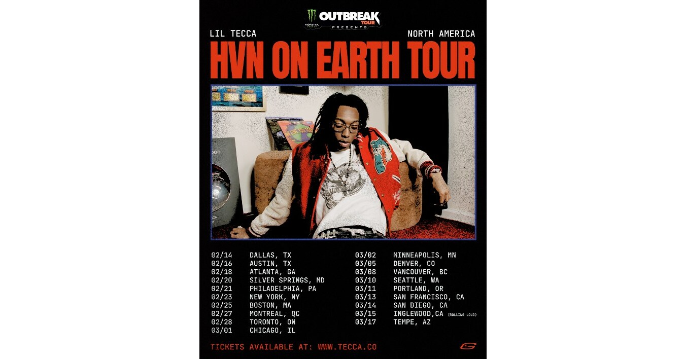 LIL TECCA: HVN ON EARTH TOUR PRESENTED BY THE MONSTER ENERGY OUTBREAK ...