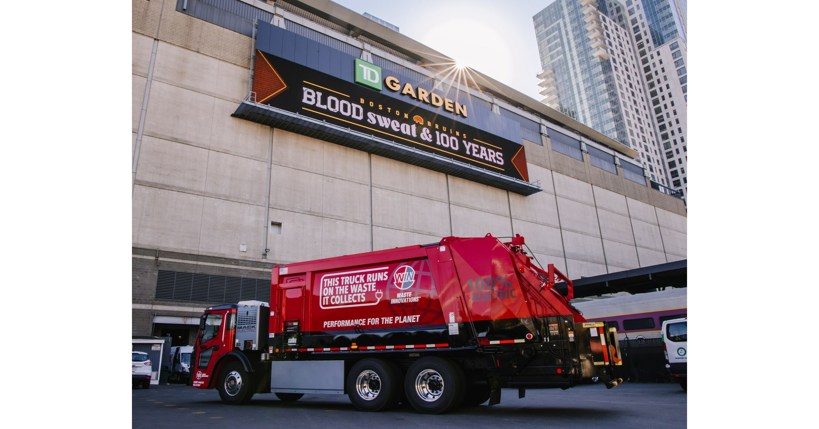 WIN Waste Innovations Launches Boston's First Electric Trash Trucks