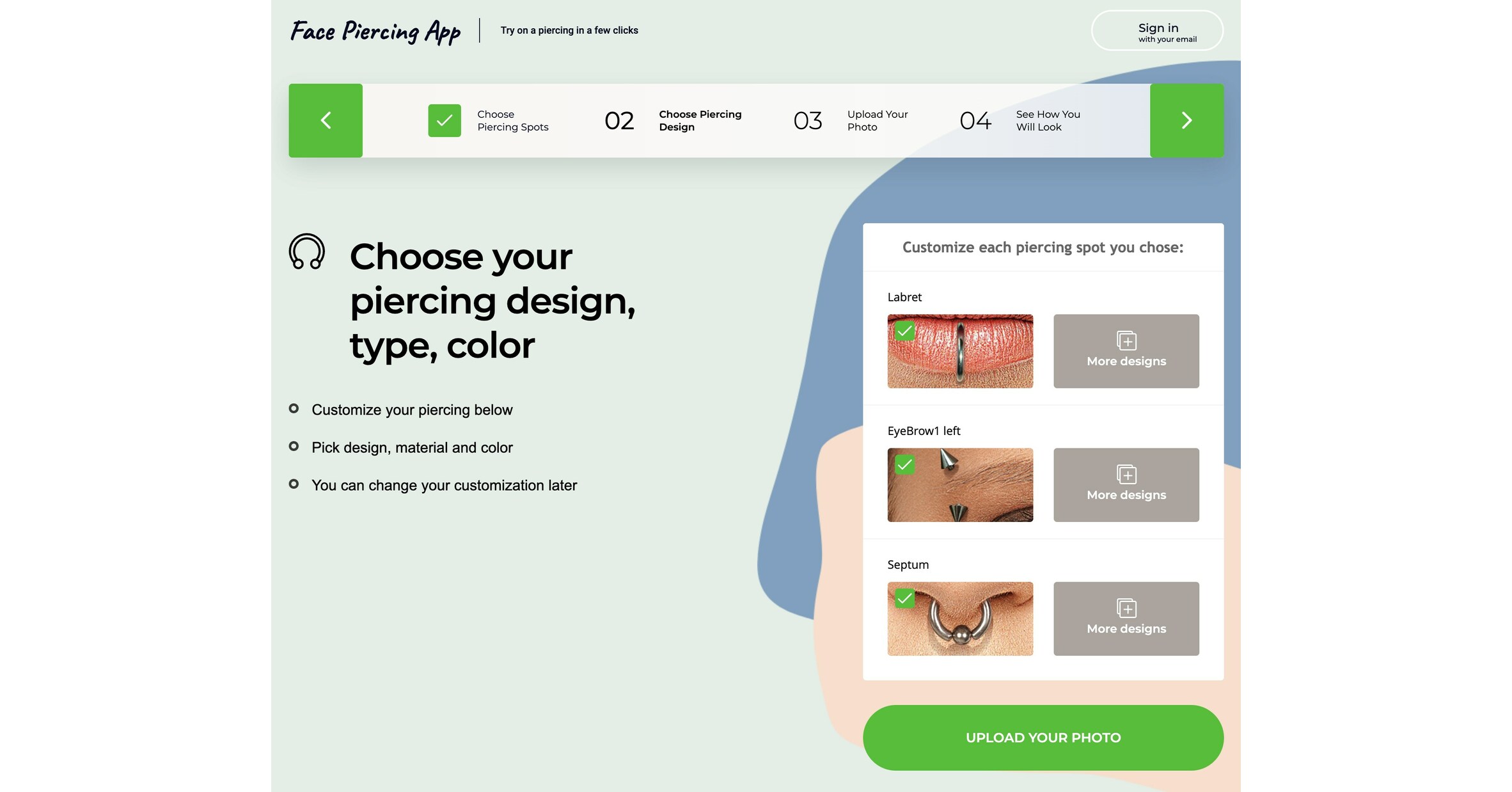 Face Piercing App Enables Users to Try on Piercings Using AI