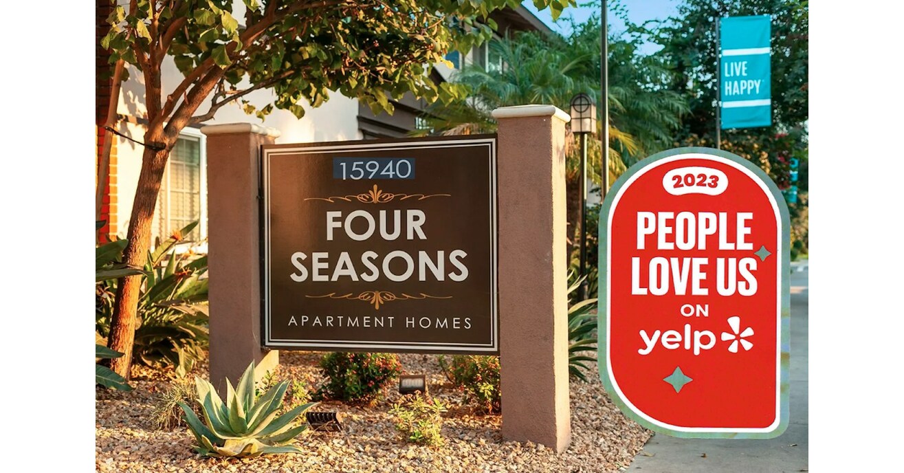 Yelp Awards Four Seasons Apartment Homes High-Ranking Honor