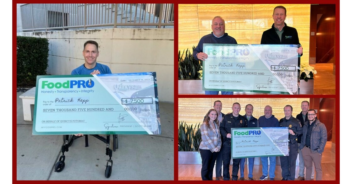Quincy's Potomac and FoodPRO Join Forces to Support Officer Patrick ...