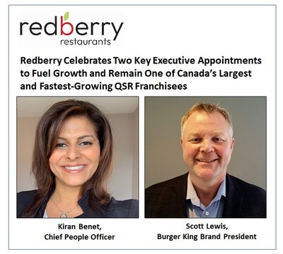 REDBERRY RESTAURANTS CELEBRATES KEY EXECUTIVE APPOINTMENTS TO FUEL ...