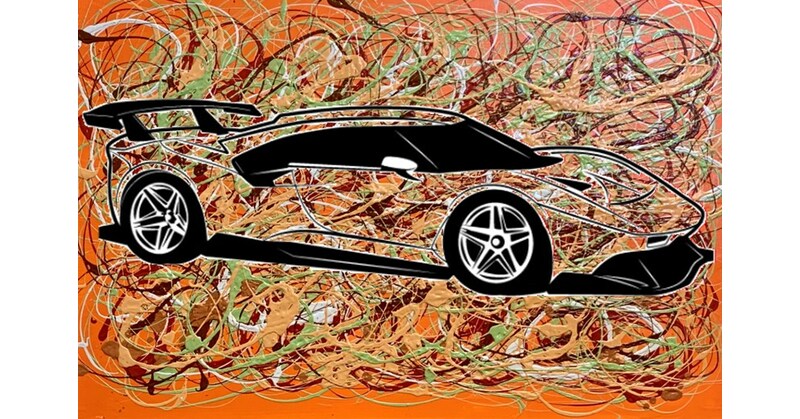 Artist Uses COLOR CODING DNA® technique to Paint Ferrari for upcoming ...