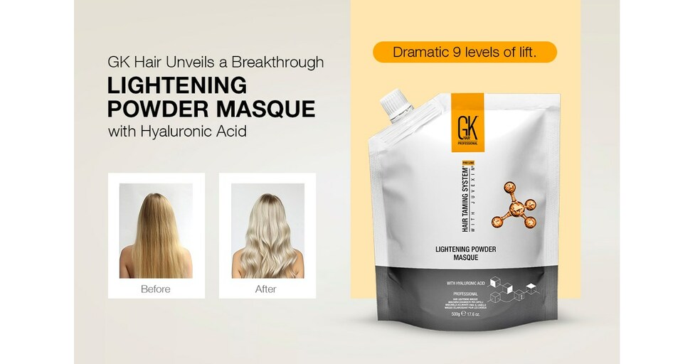 GK Hair Unveils a Breakthrough | Lightening Powder Masque with ...