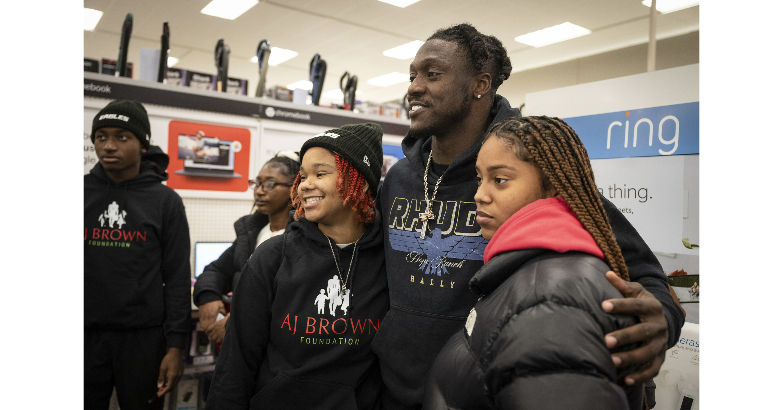 PHILADELPHIA EAGLES' AJ BROWN SPREADS HOLIDAY CHEER THROUGH THE AJ ...