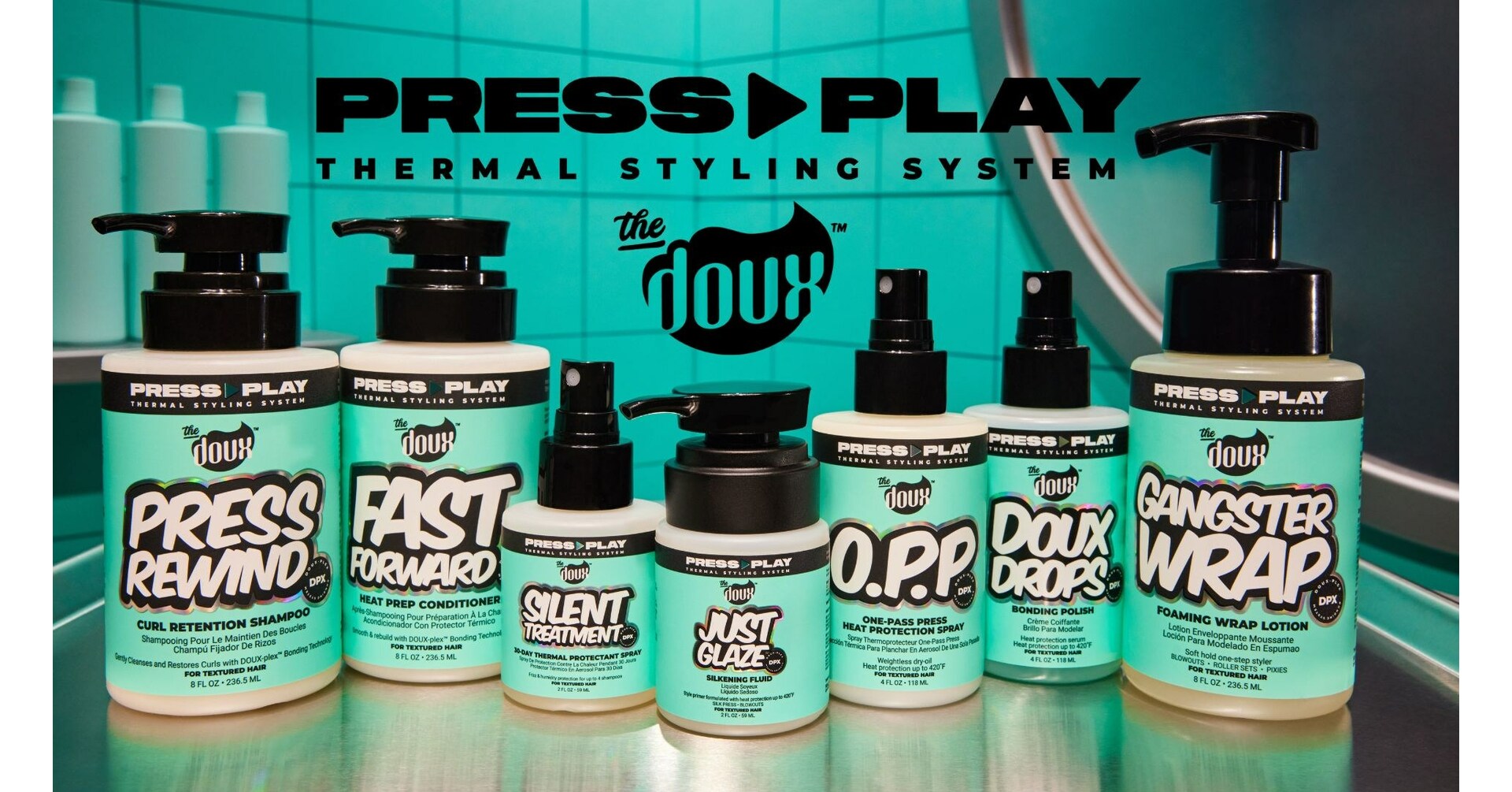The Doux Launches PRESS PLAY Thermal Styling System: The Silk Press of ...