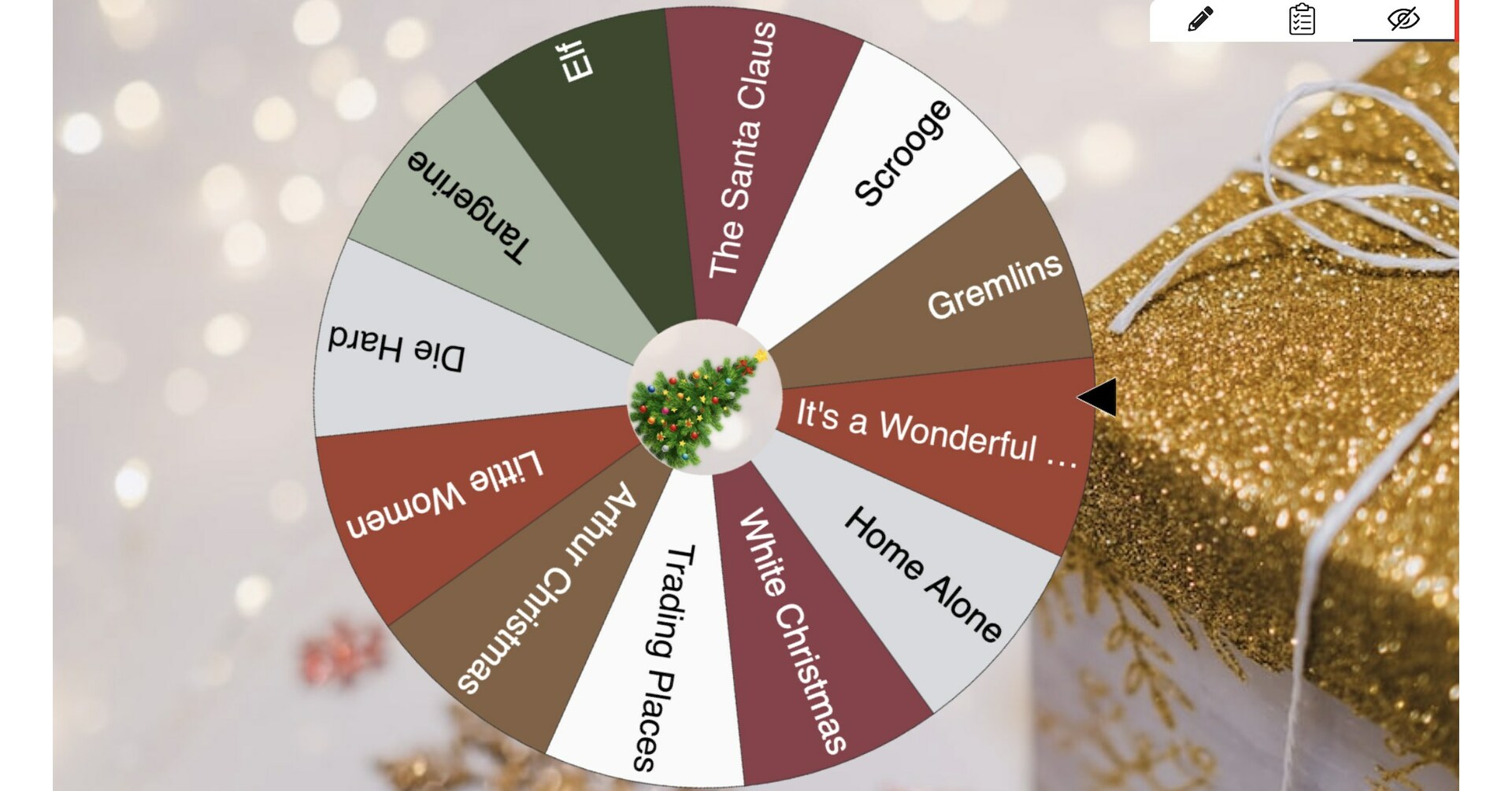 Spin the Wheel Unveils Christmas Decision Wheel: Transforming Movie ...