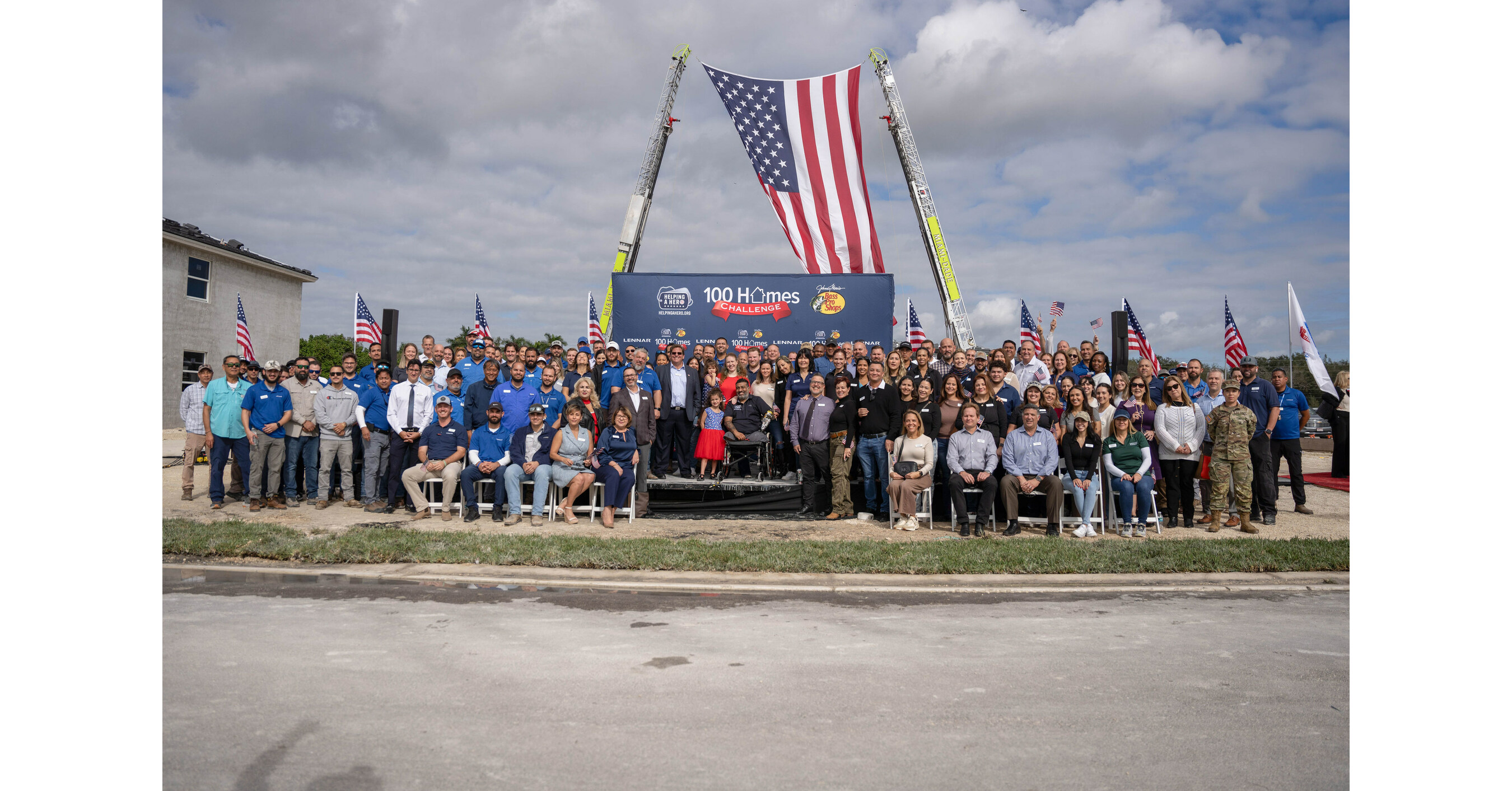 Helping A Hero, Bass Pro Shops and Lennar Break Ground on Home for ...