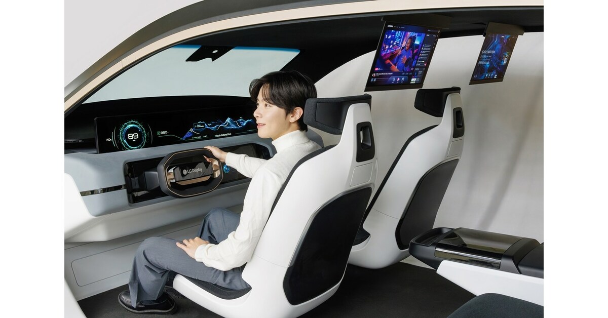 LG Display Unveils Automotive Display Solutions Optimized for SDVs at ...