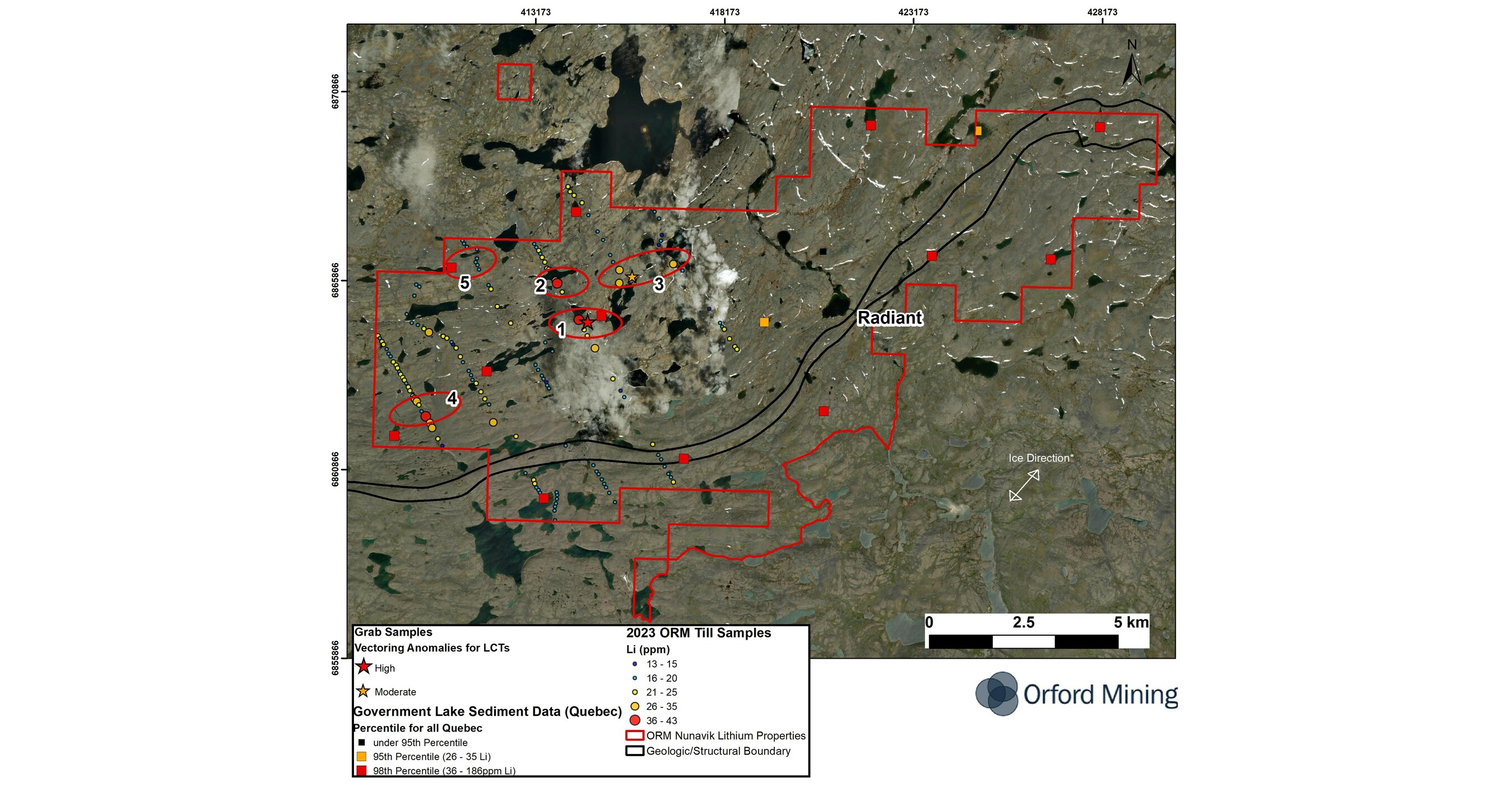 ORFORD IDENTIFIES ADDITIONAL LCT PEGMATITE EXPLORATION TARGETS