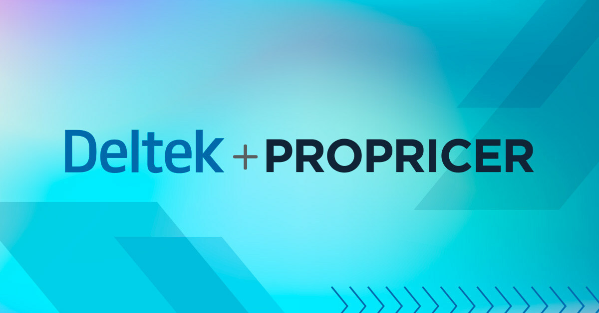 Deltek Acquires ProPricer, Expanding Its Product Portfolio to Offer ...