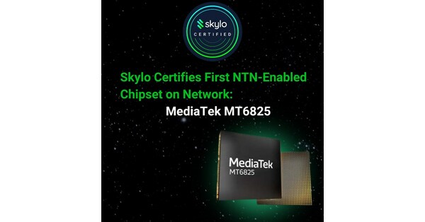 Skylo Announces the MediaTek MT6825 as the First NTN-Enabled Chipset to ...