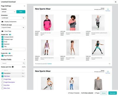 Surefront Releases Wholesale Industry's Best Line Sheet Generator