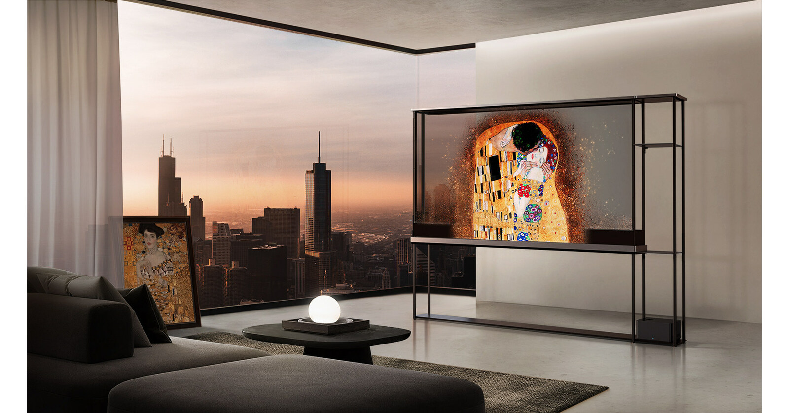 WORLD'S FIRST WIRELESS TRANSPARENT OLED TV REDEFINES THE SCREEN EXPERIENCE