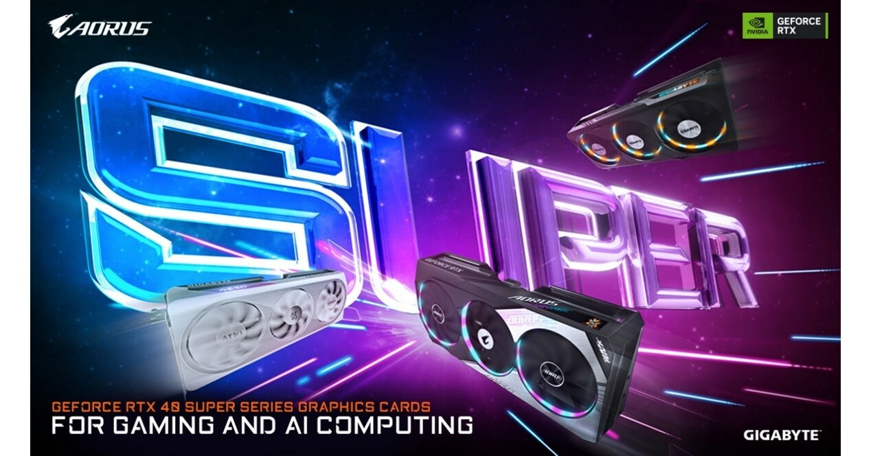 GIGABYTE lança placas de vídeo da série GeForce RTX 40 SUPER para uma ...