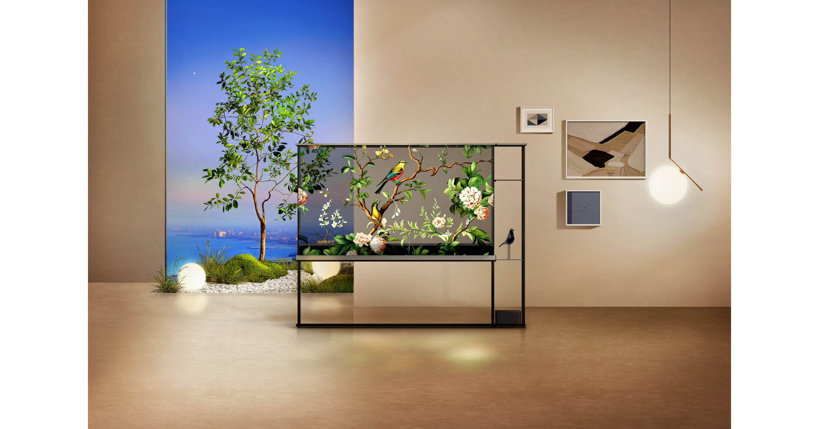 WORLD'S FIRST WIRELESS TRANSPARENT OLED TV REDEFINES THE SCREEN EXPERIENCE