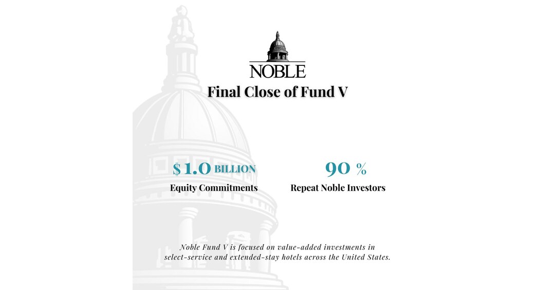 Noble Announces $1.0 Billion Final Close for Noble Fund V