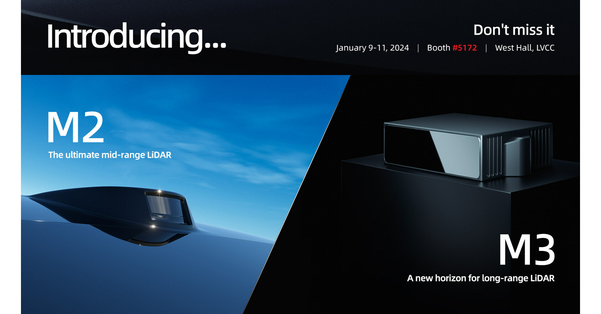 RoboSense Announces New M Platform LiDAR Sensors at CES 2024